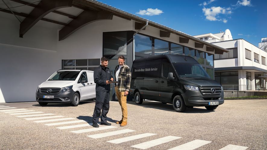 Mobile Service für Mercedes-Benz Vans | Pappas Österreich
