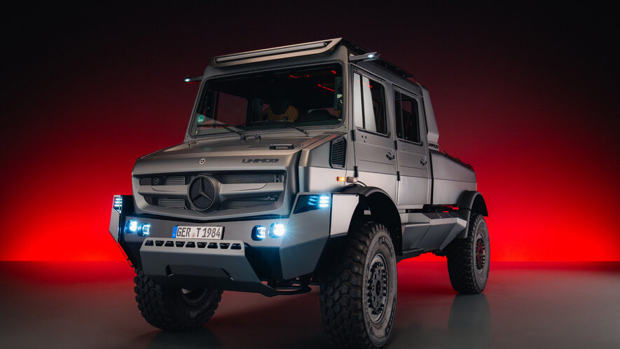 Mercedes-Benz Special Trucks präsentiert Luxus-Unimog | Pappas Österreich